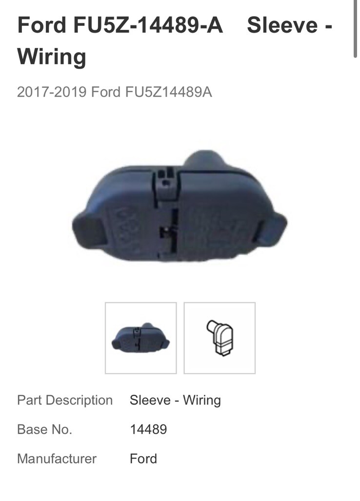 Ford OEM Trailer Tow Harness Connector FU5Z14489A Image 18 for sale ...