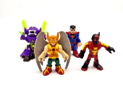 Imaginext DC Super Friends Figure Lot Superman Hawkman Firefly Lex ...