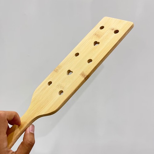 33cm Bamboo Spanking Flogger Whip Paddle Cosplay Game Restraint Binding ...