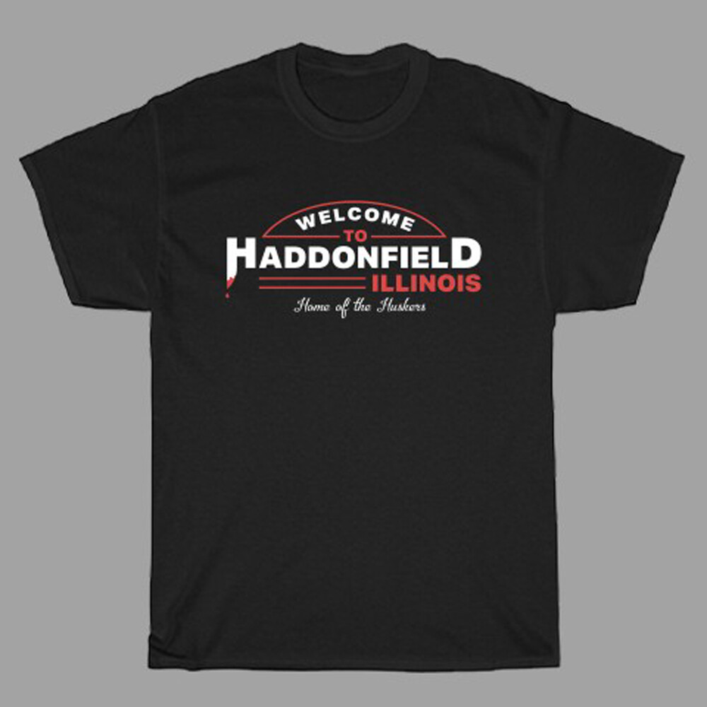 Haddonfield Illinois Home Of The Huskers Movie Men's Black Size S to ...