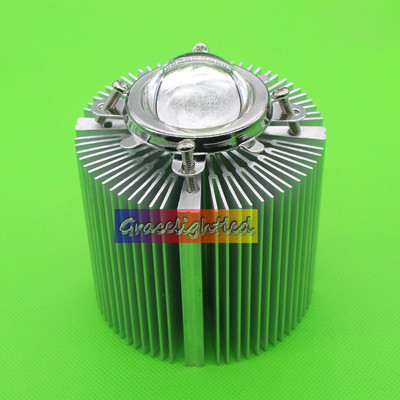90*80 20w 30w 50w 100W 100 Watt High Power LED Heatsink cooller + Lens ...