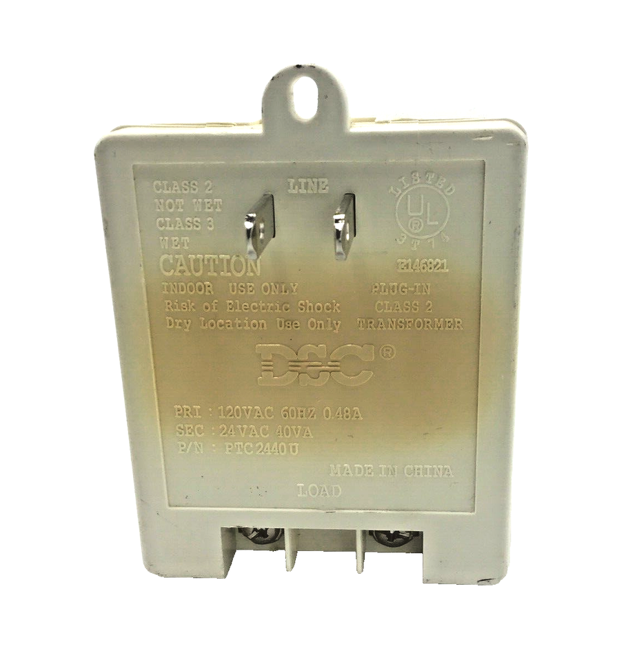 DSC Power Supply, PTC2440U, 24VAC 40VA, Genuine | eBay