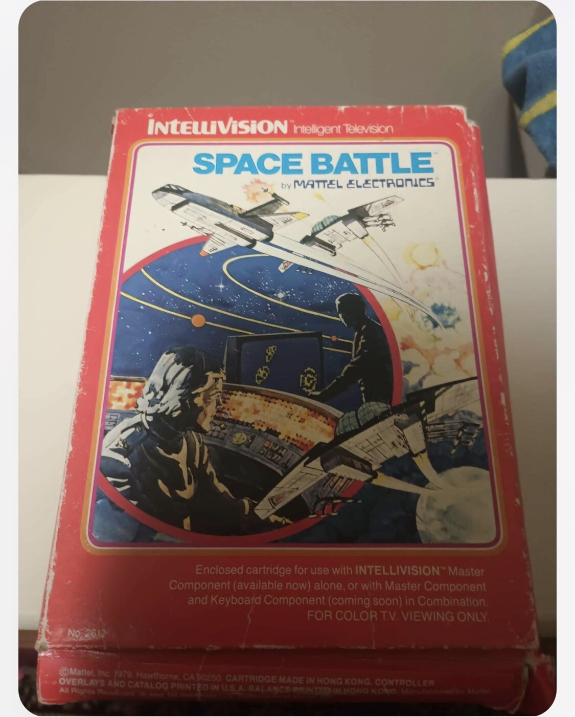 Intellivision Space Battle Complete In Red Box w/ Manual & Overlays ...