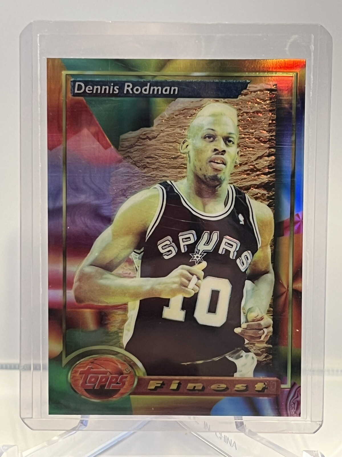 1993 Topps Finest #173 Dennis Rodman Refractor, Mint | eBay