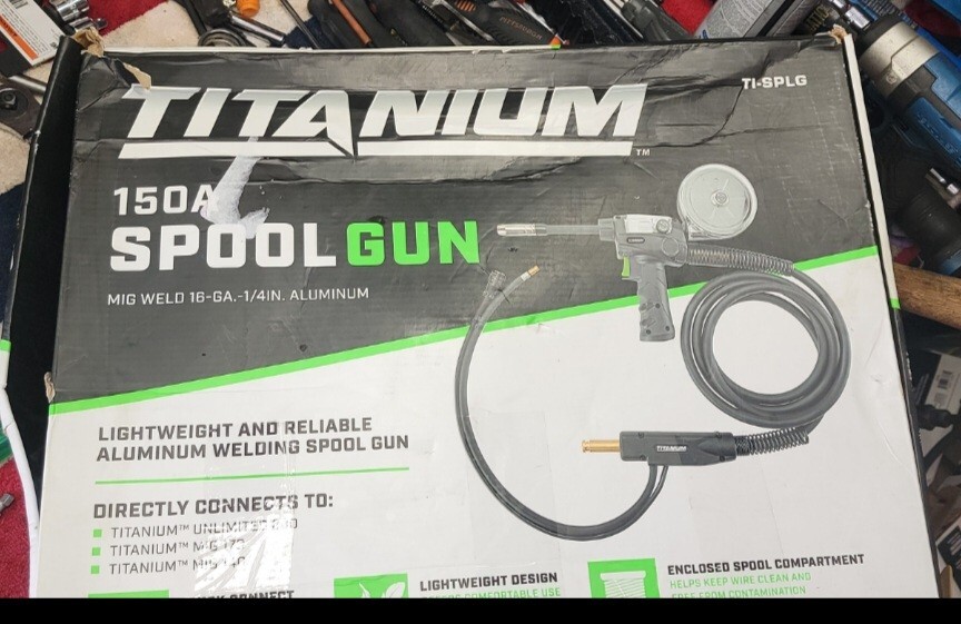 TITANIUM 150A Spool Gun This lightweight aluminum welding spool gun | eBay