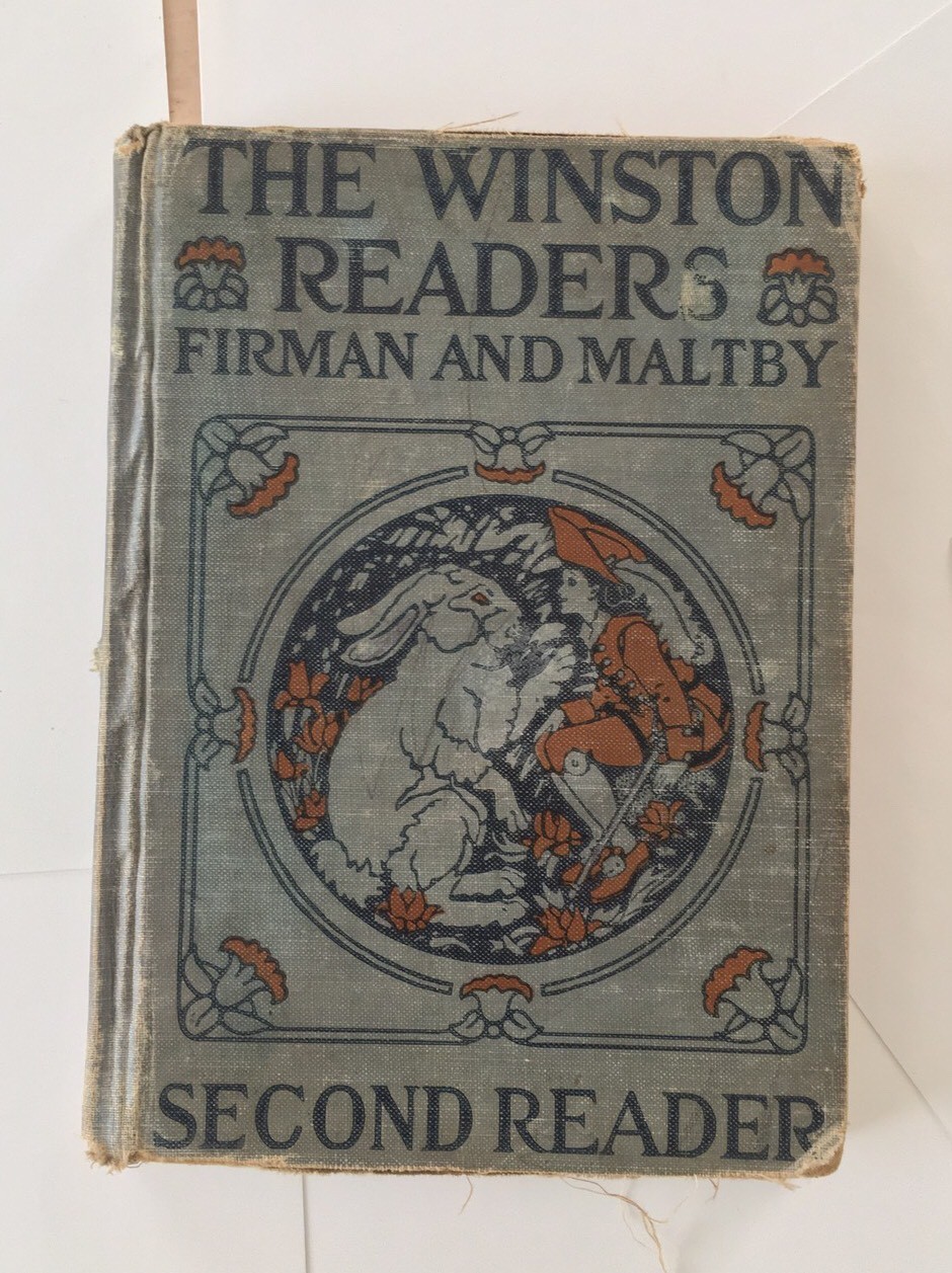 Antique 1927 The Winston Readers Second Reader ILLUSTRATED Firman and ...