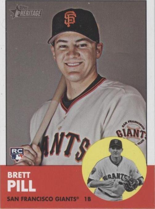 2012 Topps Heritage - Brett Pill #460 (RC) for sale online | eBay