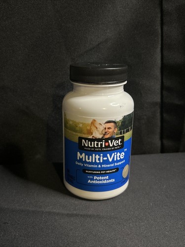 Nutri-Vet Multi-Vite Daily Vitamins & Mineral Support for Adult Dogs 60 ...