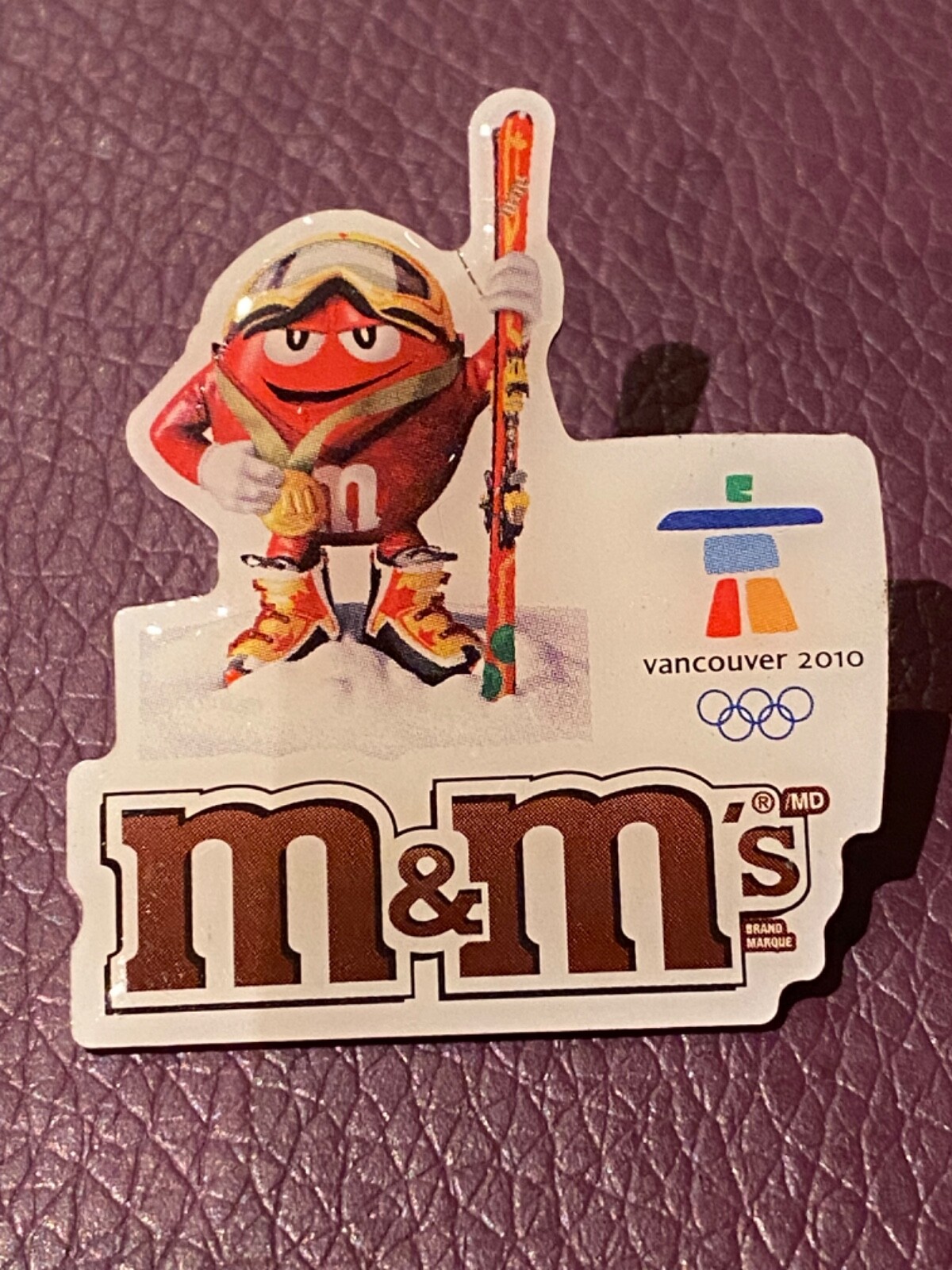 VANCOUVER 2010 - M & M OLYMPIC SPONSOR PIN | eBay