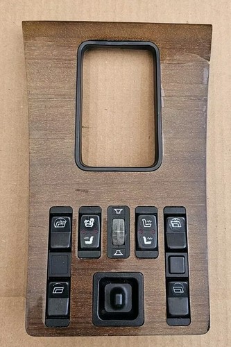1980 1985 Mercedes W126 Wood Shifter Bezel Assembly Heated Seats 500SEL ...