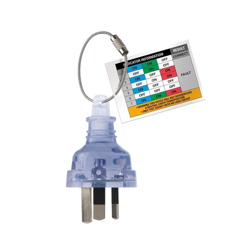 QUALITY DETA AC VOLTAGE TEST PLUG POWER POINT 240V VOLT TESTER SHORT ...