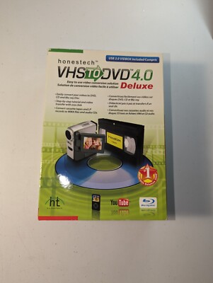 Honestech VHS to DVD 4.0 Deluxe LP & cassette to CD & WMA file ...