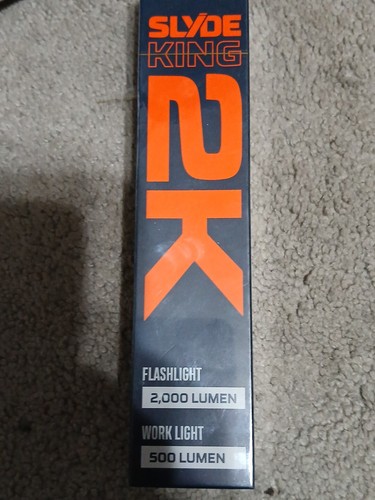 NEBO Slyde King 2,000-Lumen Rechargeable LED Flashlight with 500-Lumen ...