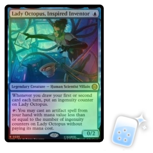 FOIL LADY OCTOPUS, INSPIRED INVENTOR Marvel's Spider-man SPM Magic MTG ...