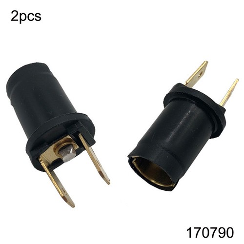 Convenient and Practical 2PCS Side Light Bulb Holder for 6V12V24V Ba9s ...