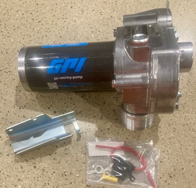 GPI M-150 Series 15 GPM 12V FUEL TRANSFER PUMP 110240-02 M-150S-E-PO ...