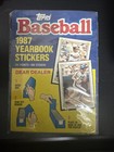 1987 Topps Baseball 100 Pack Factory Sealed Vintage Yearbook Stickers ...