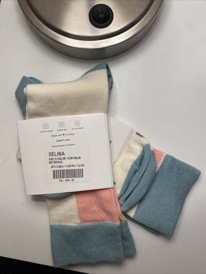 New 3-Pack Kane 11 Women's Cotton Low-Cut Preppy Colorblock Socks Size ...