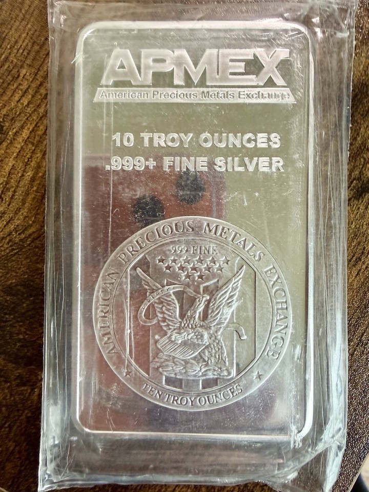 10 Oz APMEX Silver Bar NIB | eBay