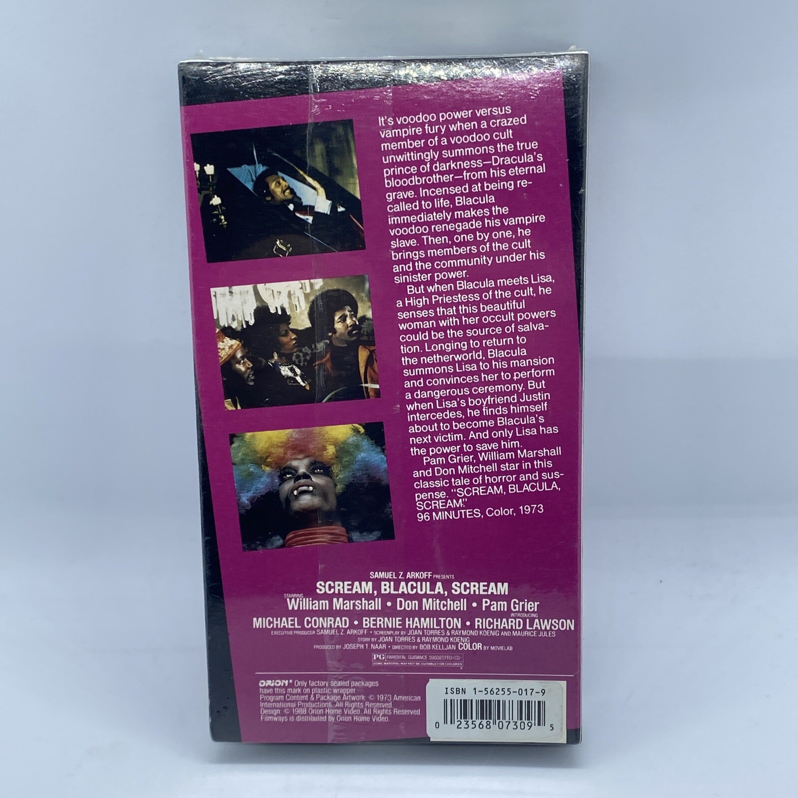 Scream Blacula Scream New Sealed Vhs 1973 Cult Horror Rare Find VB7 | eBay