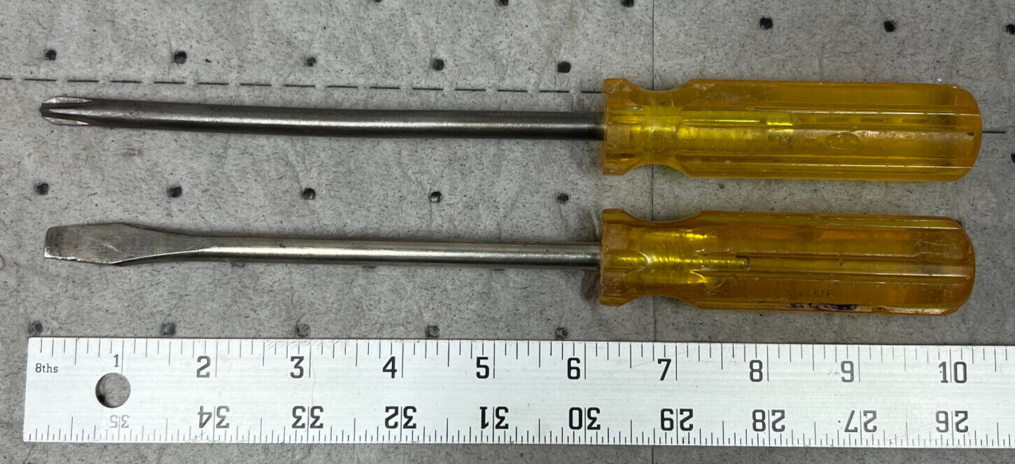 Amalite Vintage Set of 2 Flat Tip & Phillips #3 Screwdriver ...