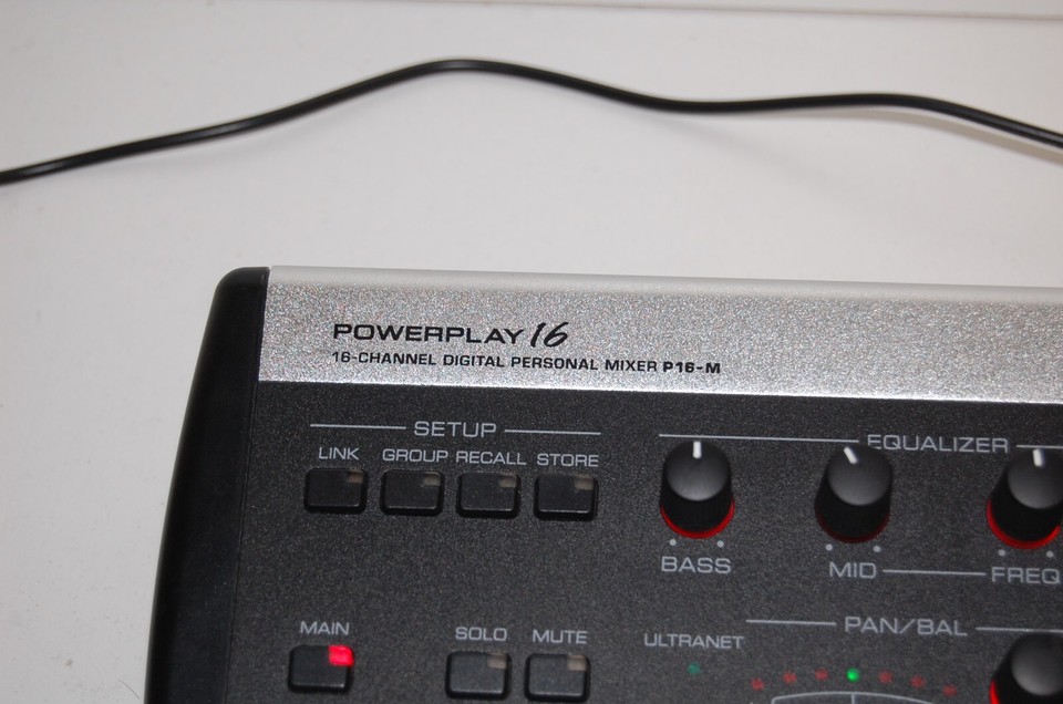 Behringer Powerplay P16-M 16-Channel Digital Personal Mixer EXCELLENT L ...