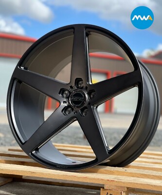 20" Inovit Rotor Alloy Wheels 5x120 Black Machined fits BMW 5 Series ...