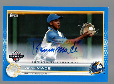 2022 Topps Pro Debut Autographs Blue #PD-145 Kevin Made 46/150 | eBay