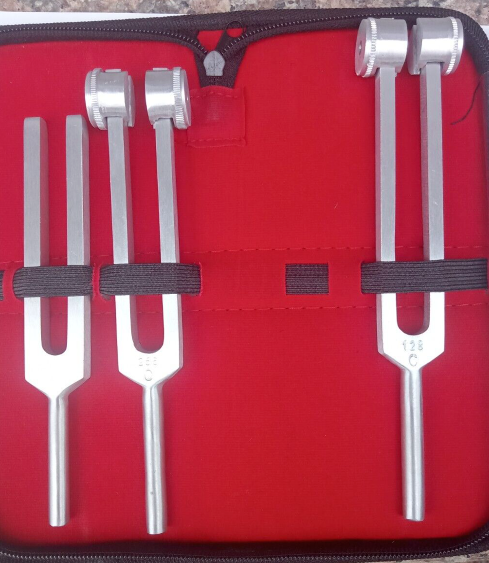 Tuning Fork Set of 3 For Healing Therapy Medical surgical diagnostic ...