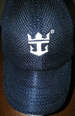 Royal Caribbean ~ Cruise Ship Ocean Liner ~ Adjustable Navy Blue Mesh ...