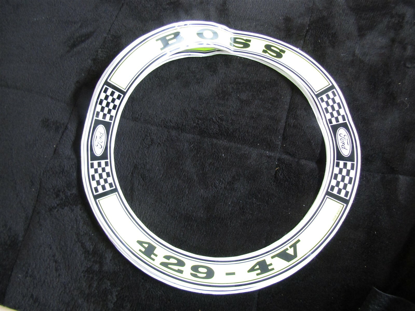 1969 1970 FORD MUSTANG BOSS 429 AIR CLEANER TOP LID DECAL STICKER | eBay