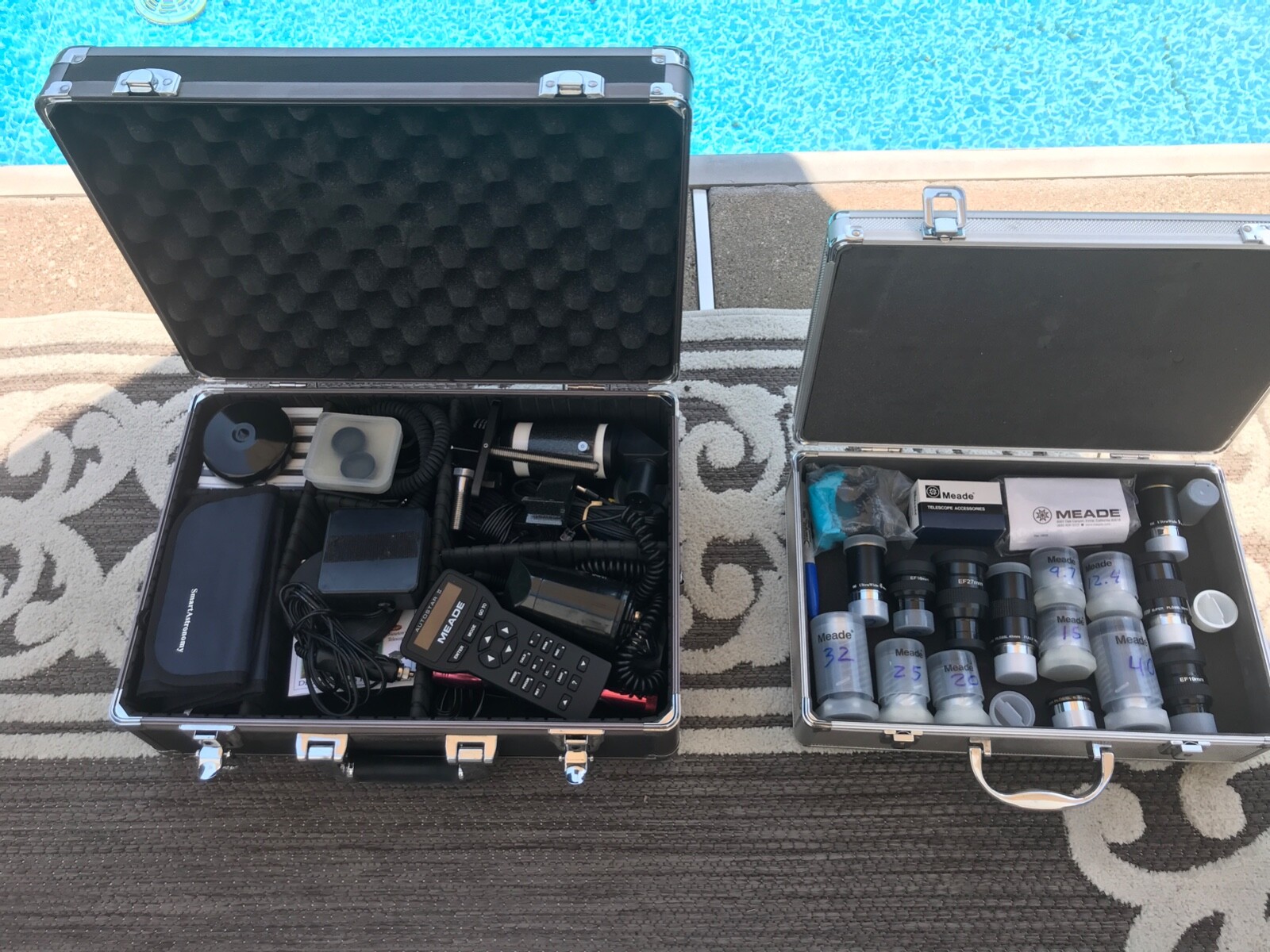 MEADE LX200 GPS 10" F6 SUPERCHARGED BY DR CLAY MANY XTRAS + SOLID PIER ...