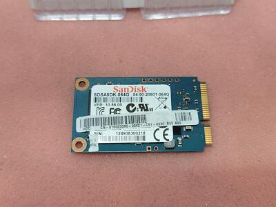 SANDISK U100 64GB mSATA SSD SDSA5DK-064G, Grade A+, SKU 17386 | eBay