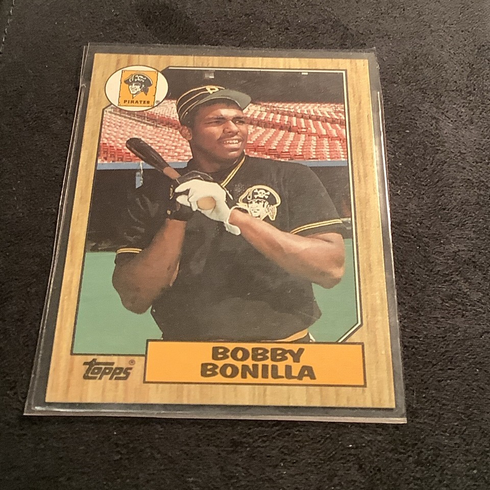 1987 Topps #184 Bobby Bonilla Rookie Card, Error -Mint Condition | eBay