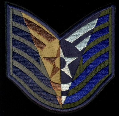 USAF TSGT Stripes Multi Color Patch K-3 | eBay