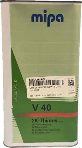 MIPA V-40 2K Slow Thinner, 5 Liter Can | eBay