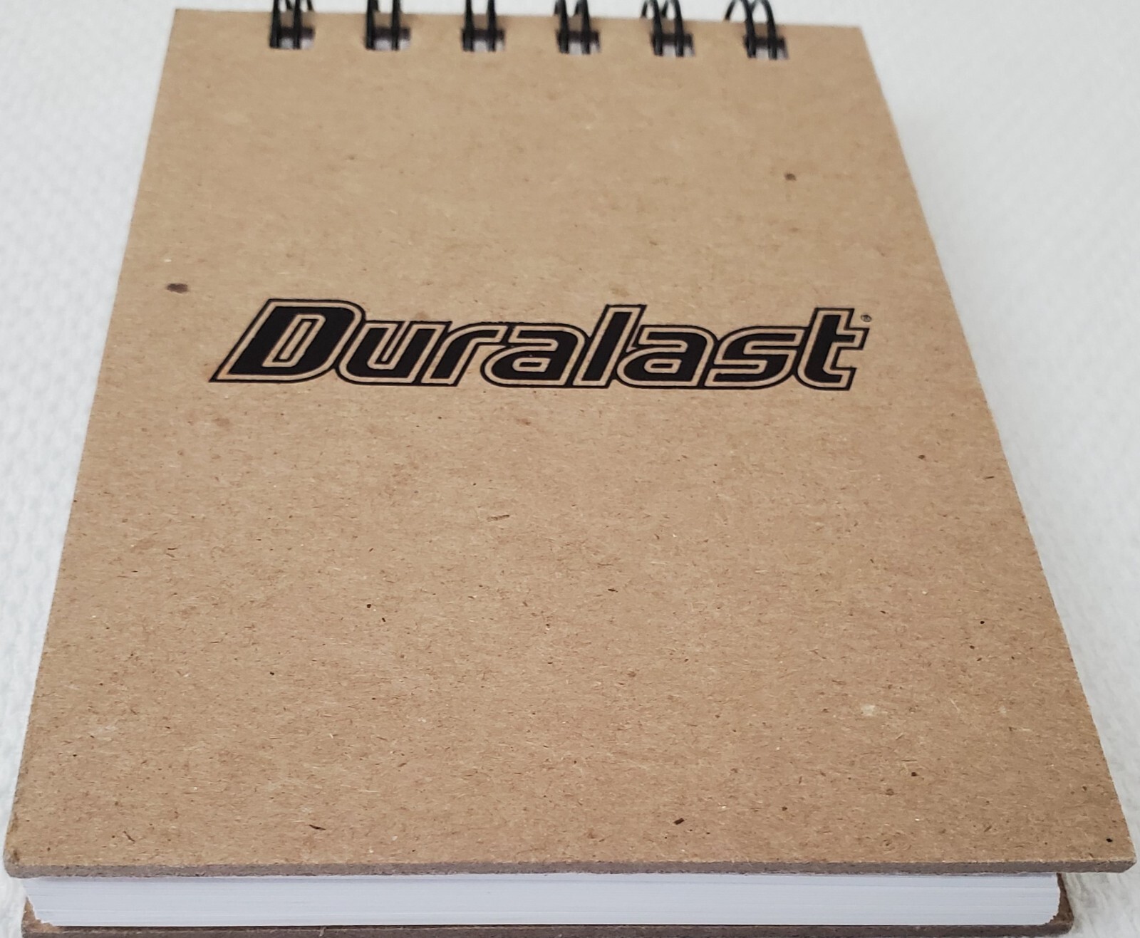 NEW DURALAST - Logo Spiral Top Unlined/Blank Small Notebook, 5" x 3.75 ...