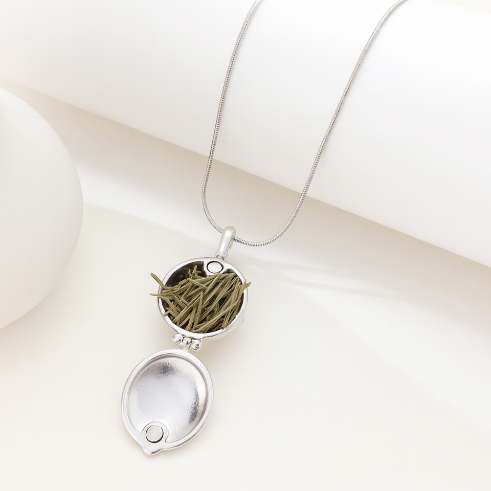 Vampire Diaries Elena Vervain Necklace – Locket Pendant Prop w/ Real ...