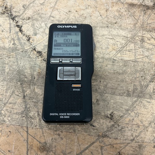 Olympus, DS-5000iD Digital Voice Recorder - Black, Tested Working NICE ...