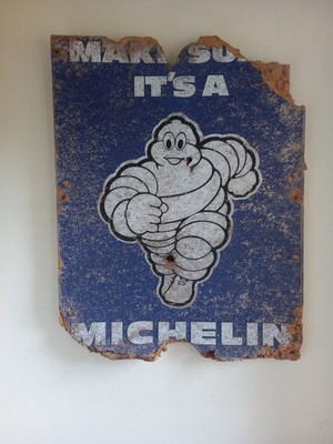 Original Michelin Man Advertising Poster | eBay UK
