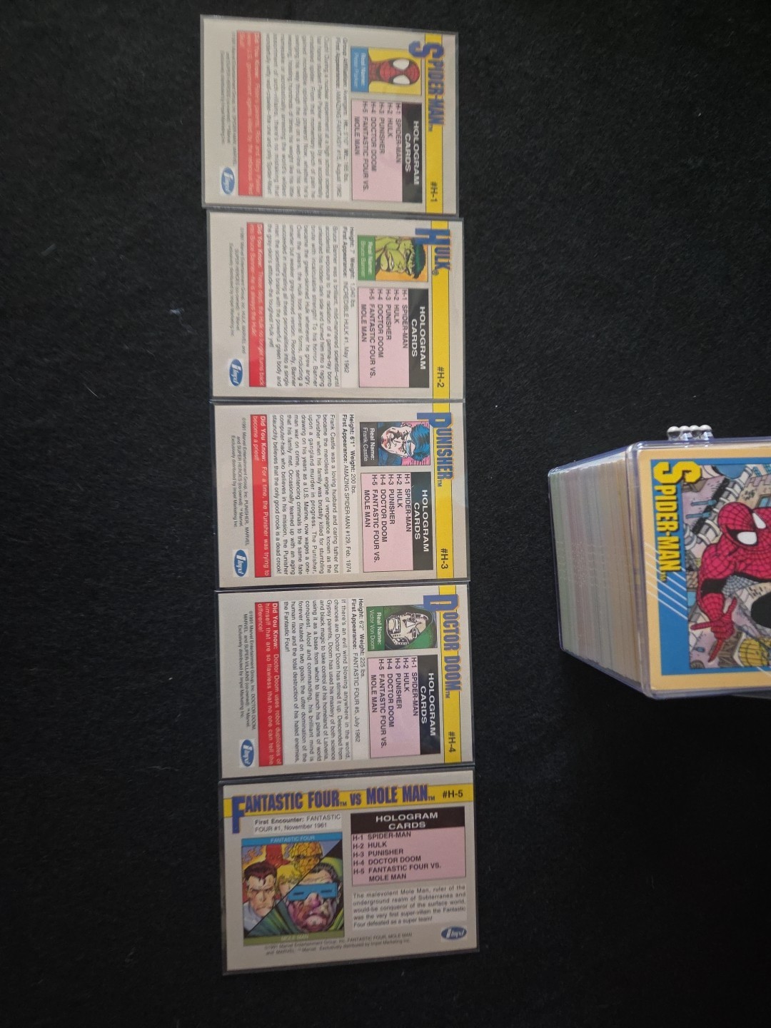 1991 Marvel Universe Series 2 Impel Trading Cards Complete Set 1-162 ...
