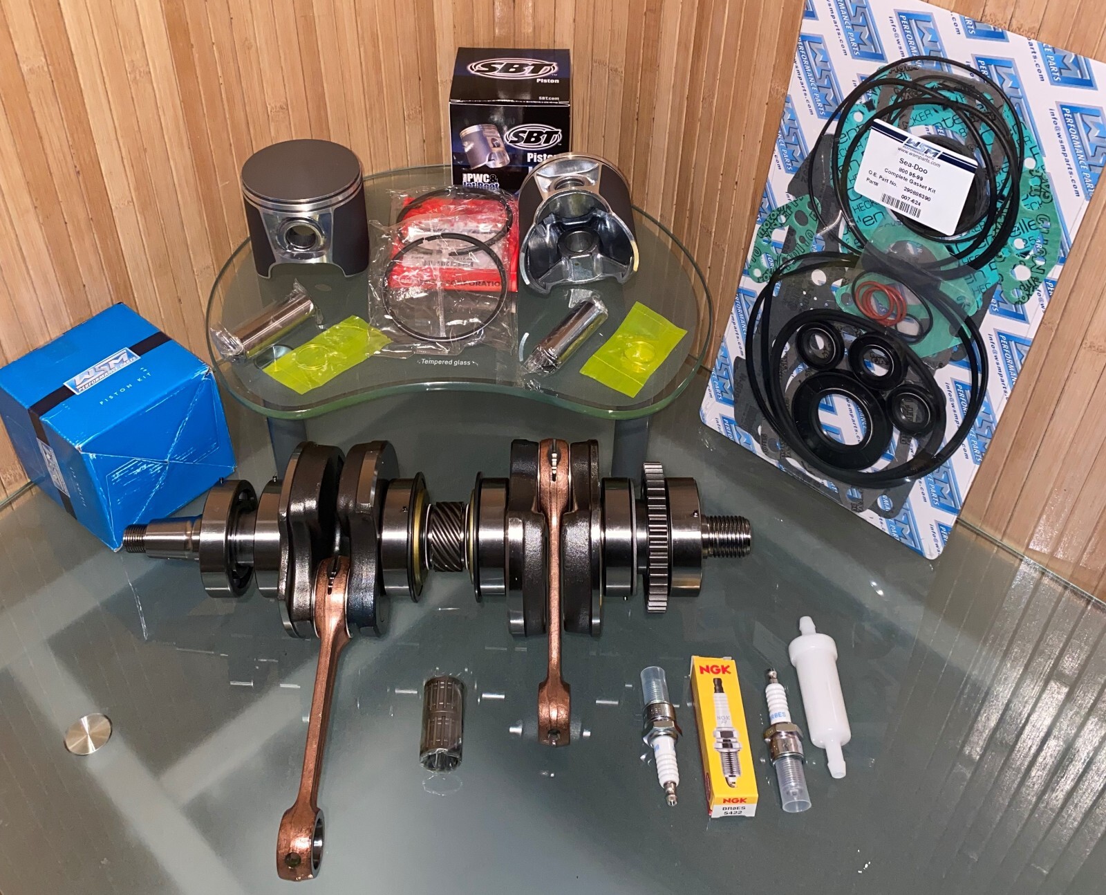 1996-1999 SEA-DOO 787 800 CARB Complete ENGINE REBUILD KIT / CARB ...