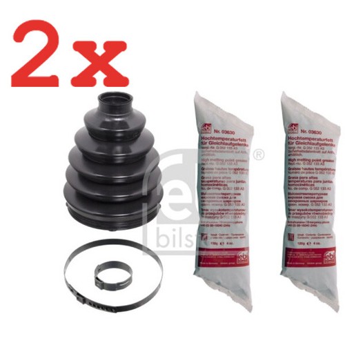 2x FEBI BILSTEIN FALTENBALGSATZ ANTRIEBSWELLE F R VW MULTIVAN T5 ...