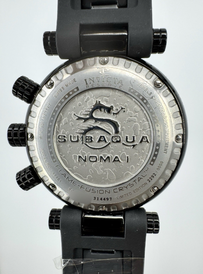 Invicta Reserve Sub Aqua Noma I Day Date Quartz Chronograph Watch No ...