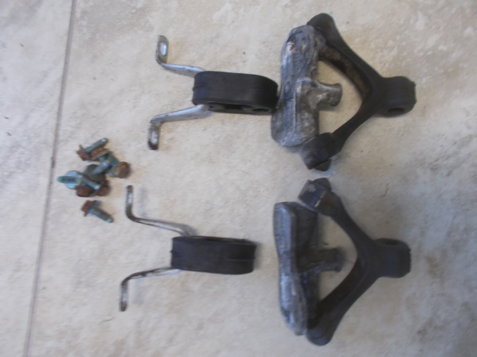 Audi A6 Allroad 2.7L Exhaust System Mounting Brackets Rubber 03 04 05 ...