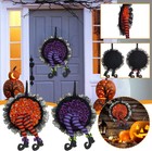 Halloween Garland Wreath Party Decor Door Outdoor Yard Decor Props ...