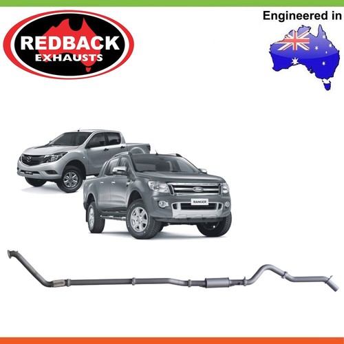 Redback Extreme Duty Exhaust To Suit FORD RANGER PX XL, XLT 3.2L 5Cyl ...