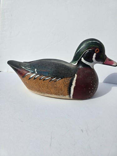 decoy steve delahaut milton geyer green bay wis wood duck woodduck ...
