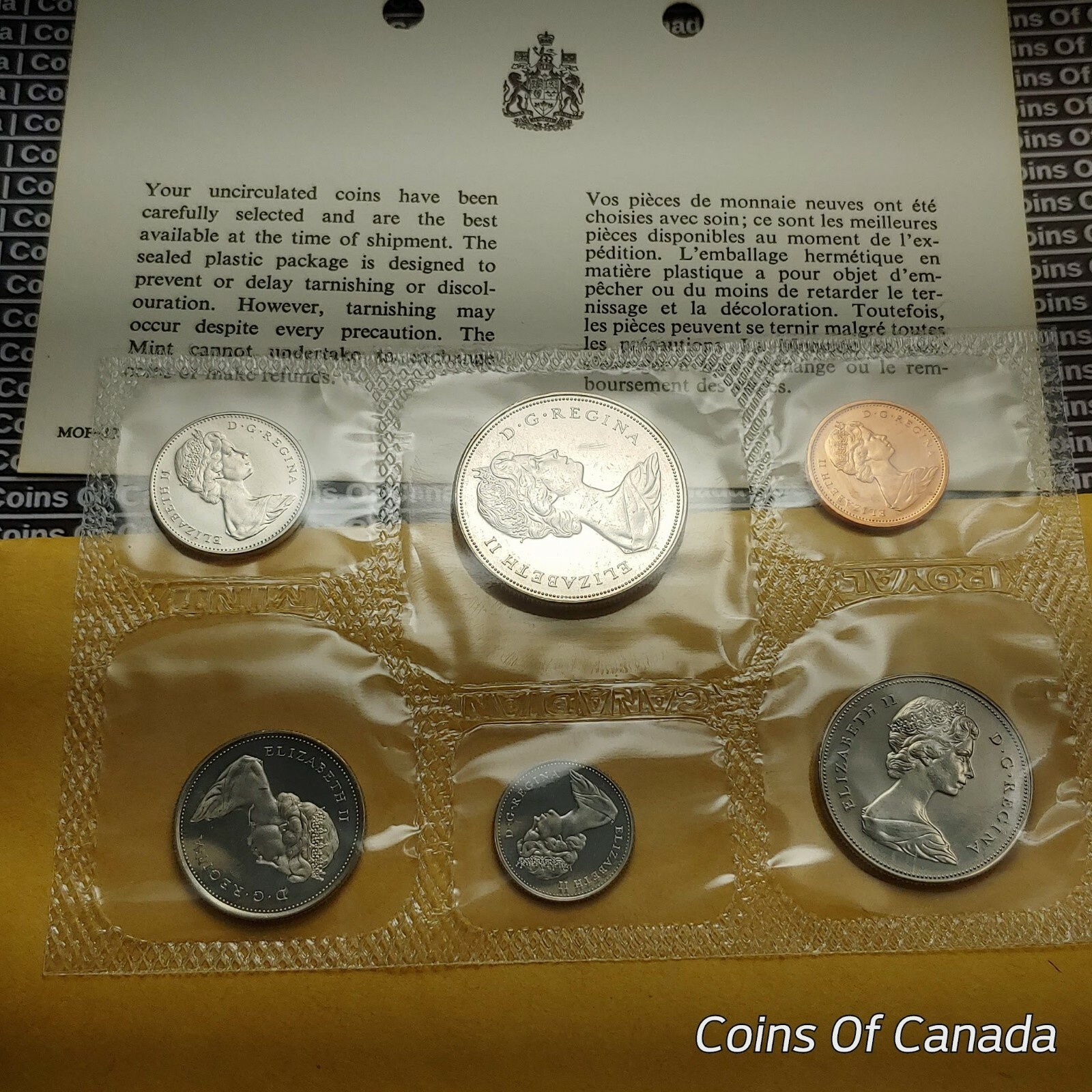 1968 Canada Prooflike 6 Coin Original Set Multiple Sets Available # ...