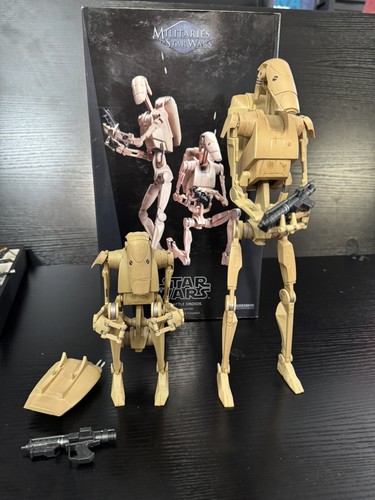 Sideshow Star Wars 1/6 Scale Battle Droids 2 Pack Figure | eBay